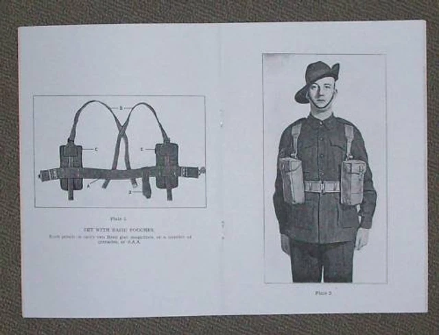 WW2 AUSTRALIAN ARMY 37 Pattern Web Equipment - Manual Booklet 1941 A5 ...