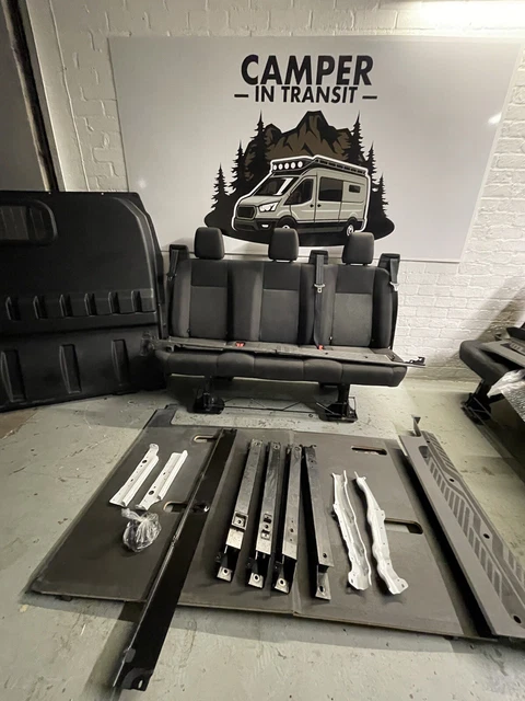 FORD TRANSIT CUSTOM Crew Cab Conversion Kit Bench Rear Seats Limited ...