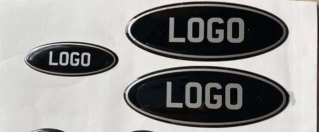 FORD FOCUS RS ST MK2 Gel Badge Overlay black and blue chrome £20.00 ...