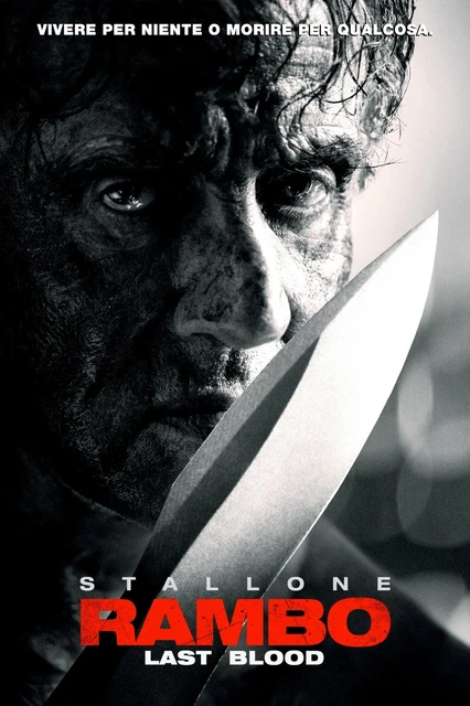 JOHN RAMBO LAST Blood Film 2019 Sylvester Stallone Poster Locandina ...