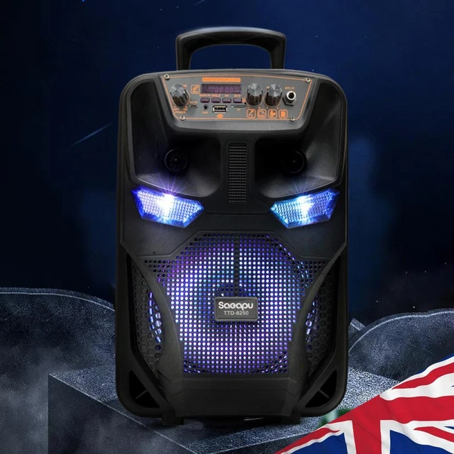 BLUETOOTH-COMPATIBLE SPEAKER LOUD Boom Box Support FM Radio Subwoofer £ ...