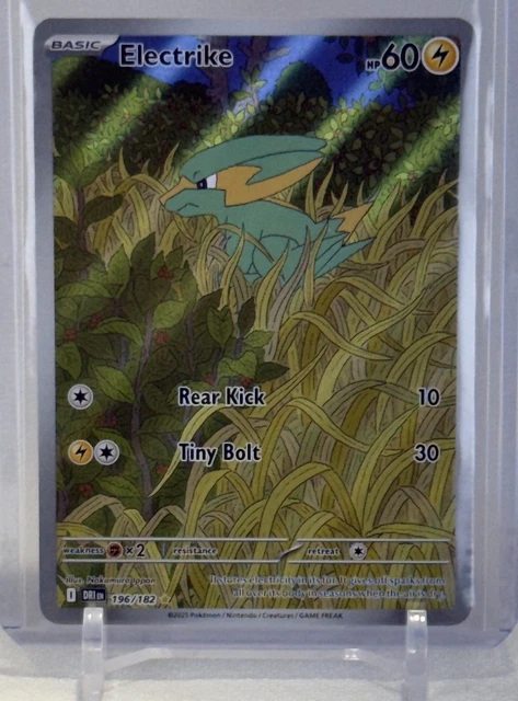 ELECTRIKE 2025 POKÉMON TCG #196/182 SV10 Destined Rivals Illustration ...