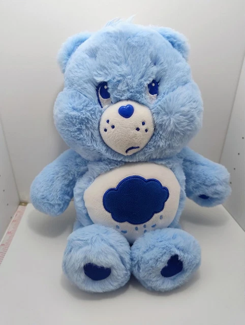 CARE BEARS BLUE Grumpy Bear Super Soft Plush Cuddly Toy Tag Removed 13 ...