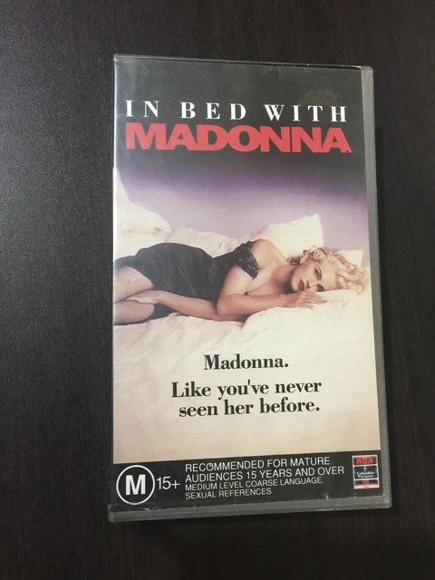 MADONNA IN BED with madonna vhs movie 1991 Austrralian £39.10 - PicClick UK