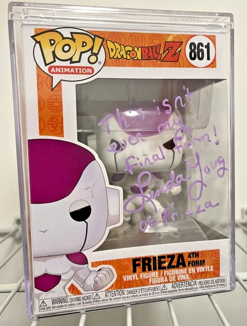 FREEZER 4TA FORMA Funko Pop Dragon Ball Z DBZ #861 Firmado/Inscrito ...