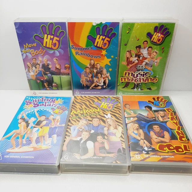 6X HI-5 VHS Video Tape Bundle Original Cast Vintage $54.95 - PicClick AU