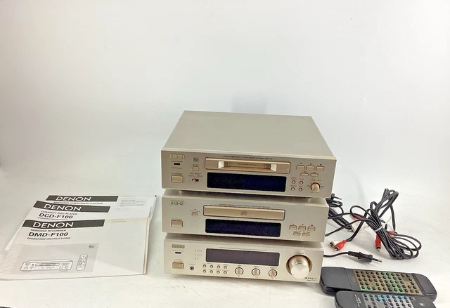 DENON PERSONAL COMPONENT System CD Player, MiniDisc Recorder, AM/FM ...