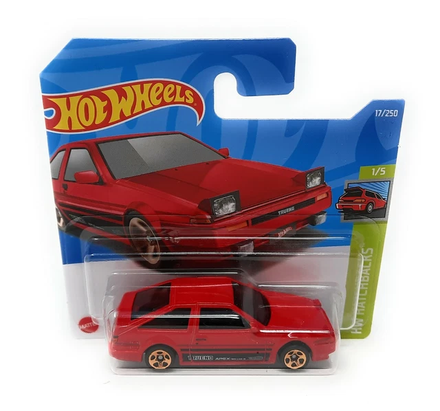 HOT WHEELS 17/2022 Toyota AE86 Sprinter Trueno HW Hatchbacks carta ...