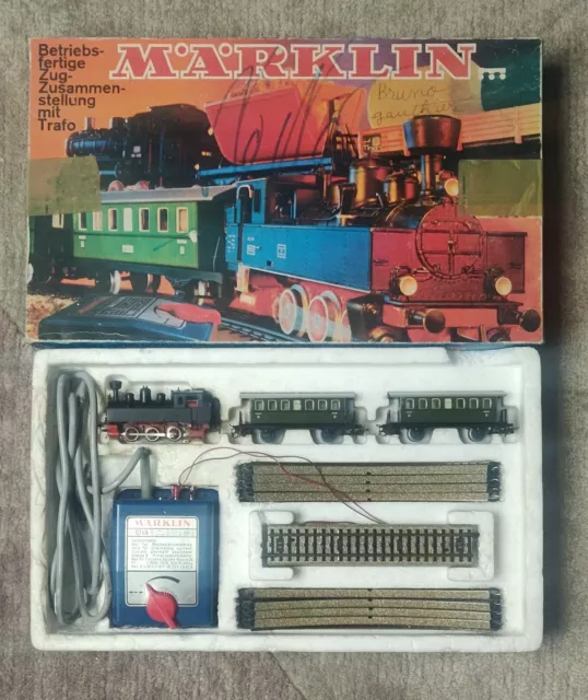 RARE. TRAIN MARKLIN Ref 2921 HO avec boîte. Complet. Bon état EUR 159 ...