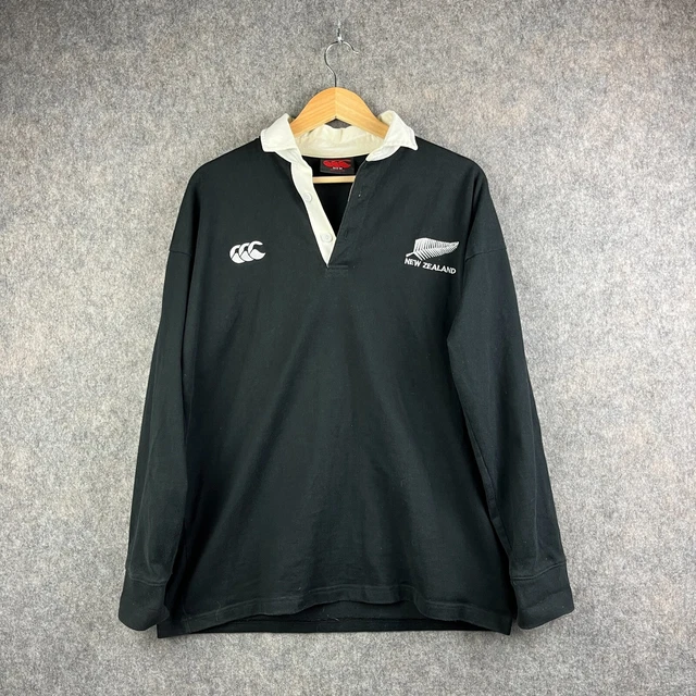 VINTAGE NEW ZEALAND All Blacks Rugby Shirt Mens Medium 1991-94 ...