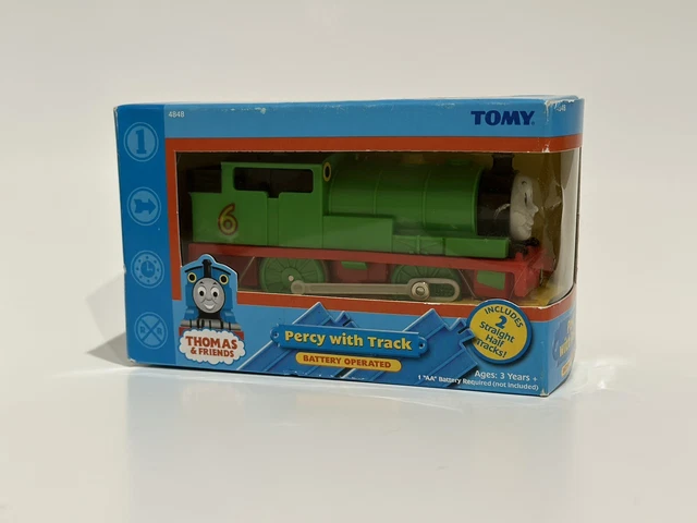 THOMAS & FRIENDS - RARE 2005 TOMY Trackmaster Percy - NEW IN BOX $50.00 ...