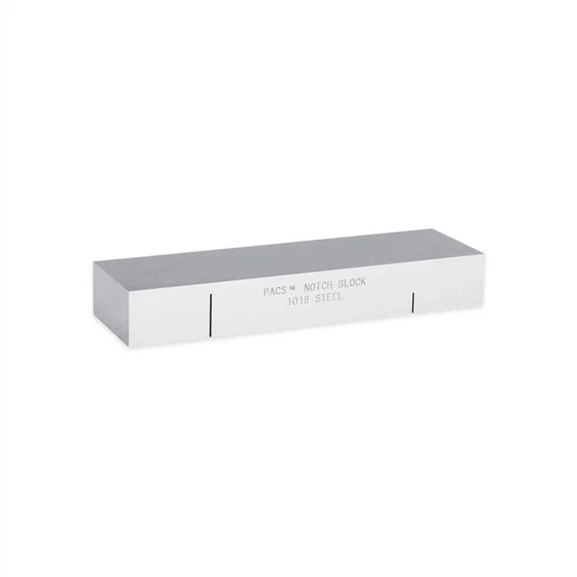 UT PHASED ARRAY Calibration Block Standard Notch Block 1018 Steel pc ...