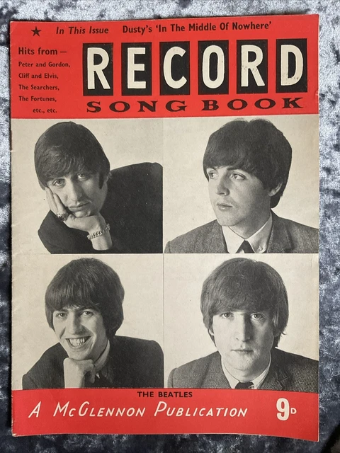 THE BEATLES VINTAGE Record Song Book 1960’s Magazine £7.95 - PicClick UK