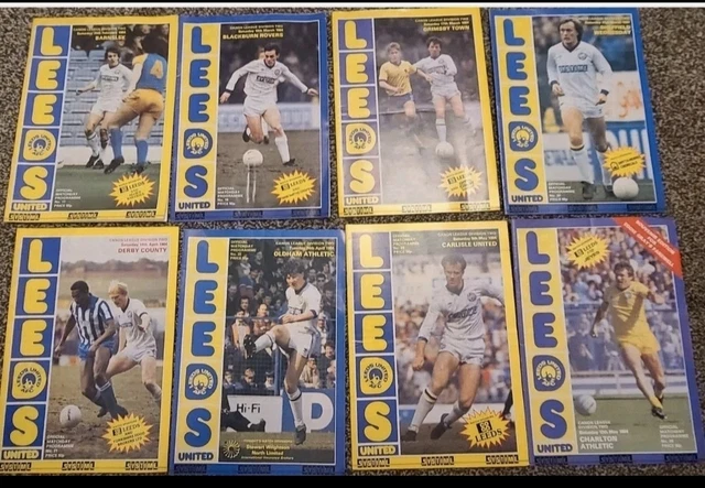8 LEEDS UNITED Programmes 1983/1984 £5.43 - PicClick UK