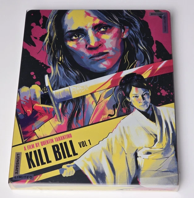 KILL BILL VOL.1 4K UHD Blu Ray Steelbook - Lionsgate US Exclusive - New ...