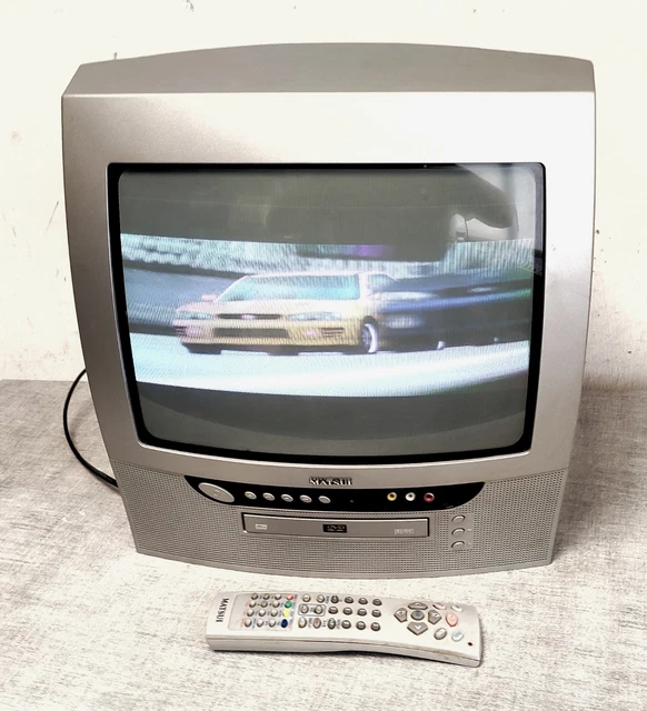 MATSUI 14& INCH CRT TV DVD Player Retro Gaming Television Monitor With ...