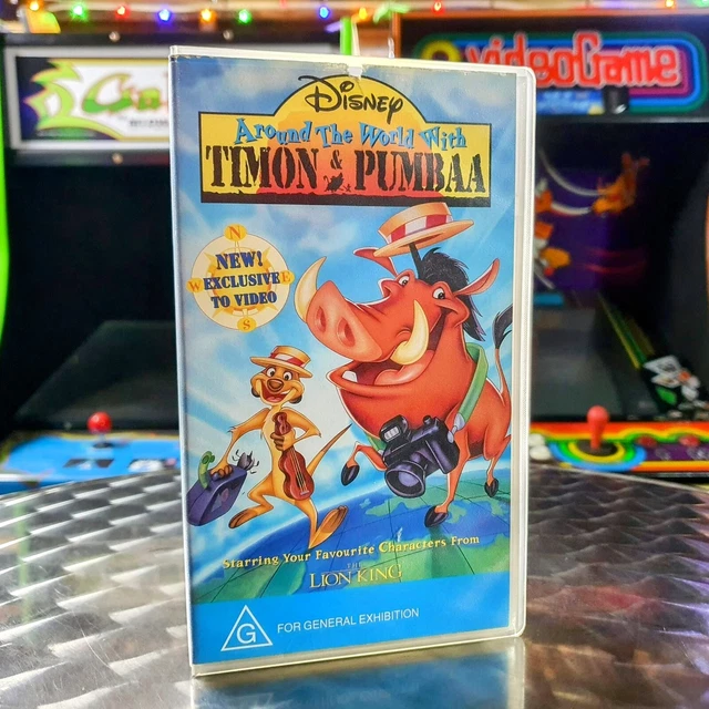 AROUND THE WORLD With Timon & Pumbaa - Disney VHS Video Tape $6.80 ...