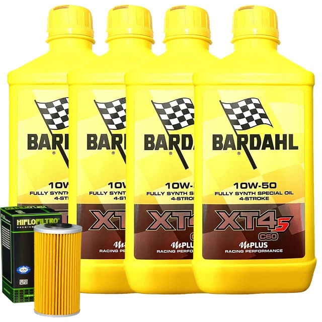 HUILE KIT DE Découpe Bardahl XT4S 10W50 Filtre Pour KTM 1290 Super Duke R 14>19 EUR 123,54 ...