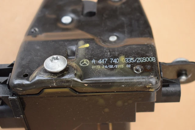 GENUINE MERCEDES W447 Vito V class tailgate lock a4477400335 black £90. ...