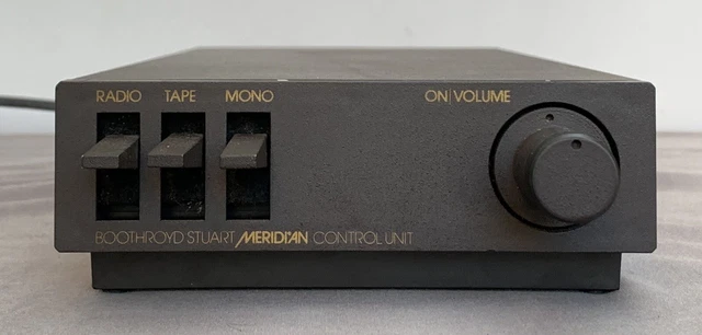 BOOTHROYD STUART MERIDIAN 101 Control Unit (Pre-Amp) £170.00 - PicClick UK