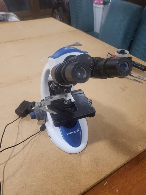 VWR BASIC BINOCULAR microscope with electric light £50.47 - PicClick UK