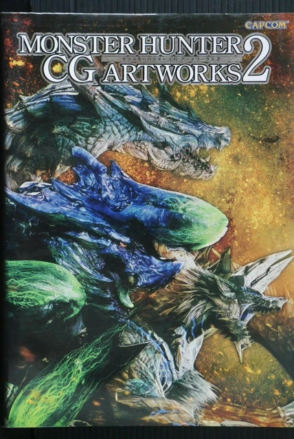 LIVRE D'ART MONSTER Hunter JAPON "Monster Hunter CG Artworks 2" EUR 57 ...