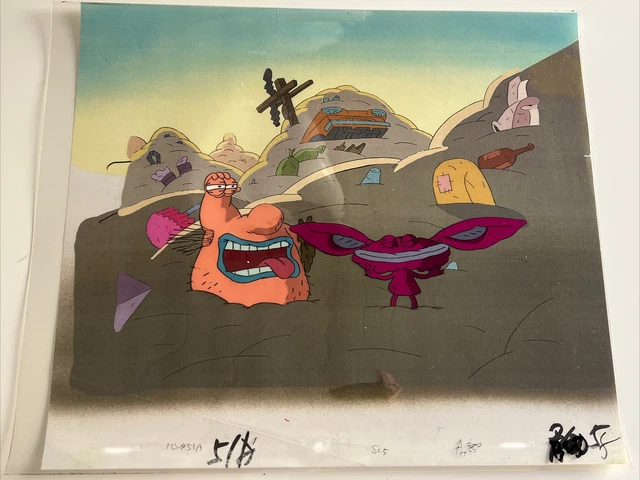 AAHHH!!! REAL MONSTERS ORIGINAL 1990S NICKELODEON PRODUCTION CEL - Ikis ...