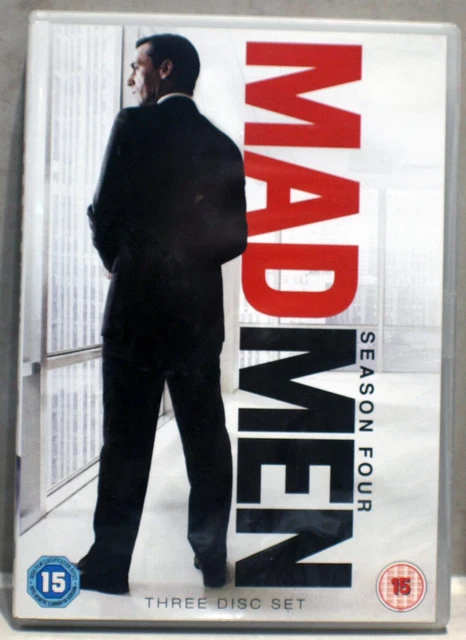 MAD MEN SEASON 4 Dvd 3 Disc Set £4.87 - PicClick UK