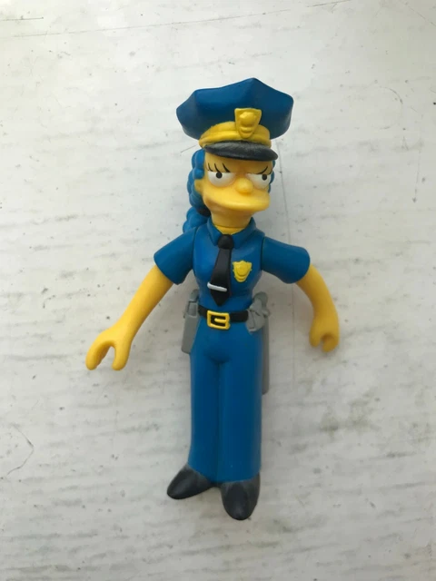 PLAYMATES INTERACTIVE THE Simpsons Series 7 Officer Marge Action Figure ...