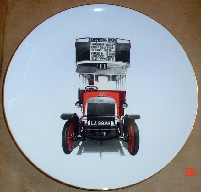 WEDGWOOD COLLECTORS PLATE LONDON GENERAL Royal Mail Buses 2001 EUR 13 ...