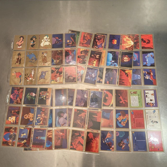 ALADDIN DISNEY MOVIE Trading Card Set 90 Cards + 1 Skybox 1993 £8.02 ...
