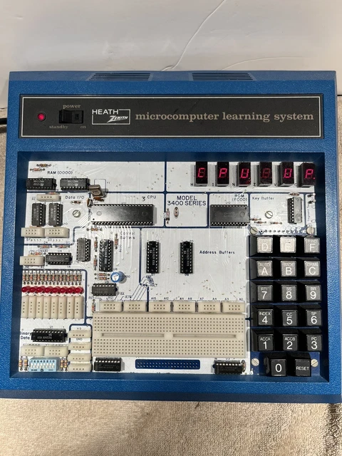 VINTAGE HEATH/ZENITH MODEL ETW-3400A Microcomputer Learning System ...