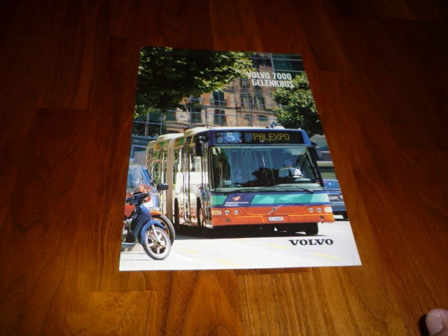 VOLVO 7000 AUTOBUS articulé Brochure Brochure Dépliant 07/2001 EUR 6,29 ...