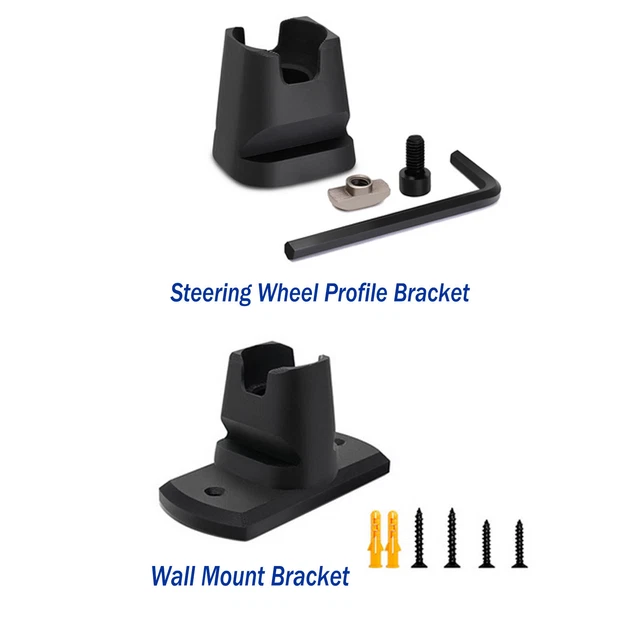 STEERING WHEEL WALL Mount Bracket for Fanatec QR2 Racing Wheel Profile ...
