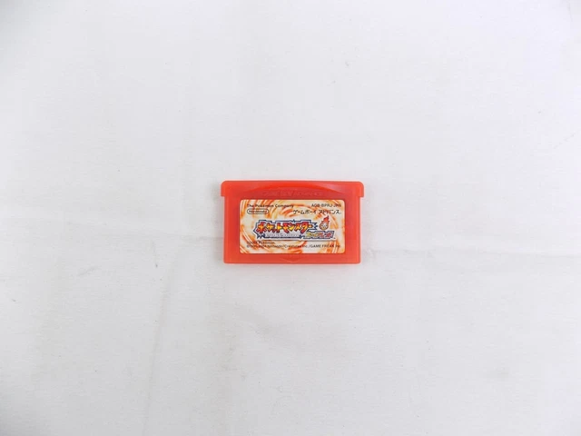 GAMEBOY ADVANCE GBA Pokemon Pocket Monsters Fire Red Cartridge Only ...