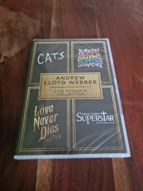 ANDREW LLOYD WEBBER - Four Live Musicals Collection (DVD) - New And ... ANDREW LLOYD WEBBER - Four Live Musicals Collection (DVD) - New And ...