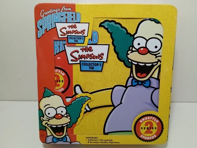 THE SIMPSONS COLLECTOR'S Tin Series 2 Krustylu Studios non aperto nuovo ...