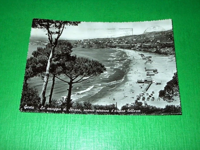 CARTOLINA GAETA - La spiaggia di Serapo 1961 EUR 6,99 - PicClick IT