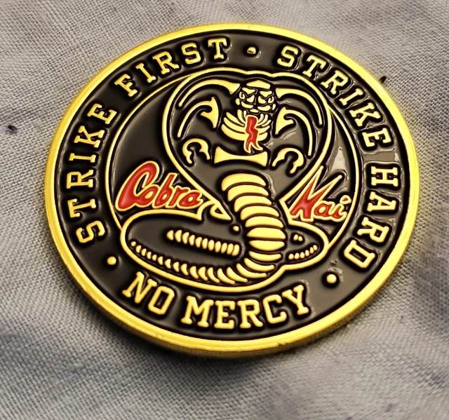 COBRA KAI GOLD Coin Karate Kid Netflix Series Old Film Snake Miyagi Do ...