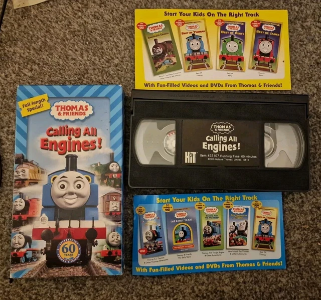 THOMAS THE TANK Engine & Friends Calling All Engines VHS 2005 Video ...