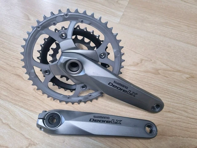 SHIMANO DEORE LX FC-M580 Chainset Crankset Crank M9 44/32/22 rings ...