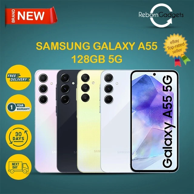 SAMSUNG GALAXY A55 5G - 128GB/256GB Smartphone RAM All Colors Unlocked ...