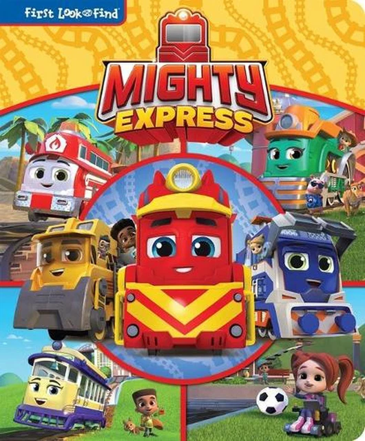 MIGHTY EXPRESS: FIRST Look and Find by Pi Kids (English) Board Book ...