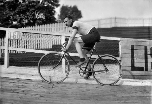 FRENCH ROAD & Track Cyclist Lucien Petit-Breton C1910 2 Old Cycling ...