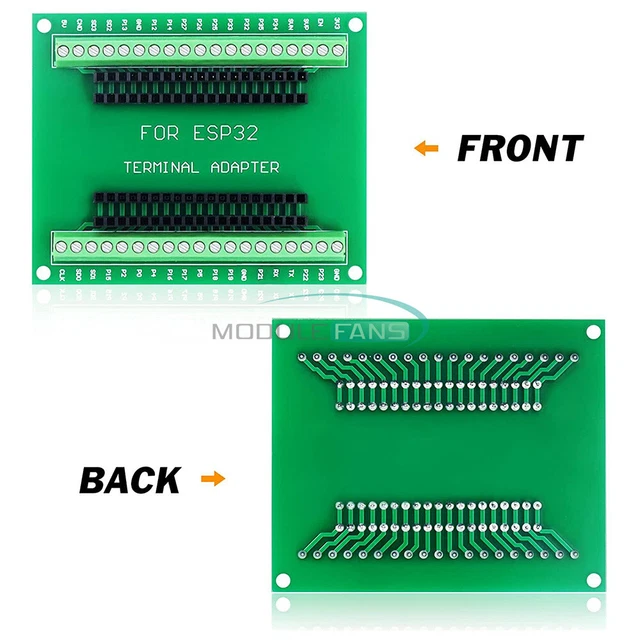 ESP32 DIY EXPANSION Connection Shield For 38PIN ESP32 Development Board ...