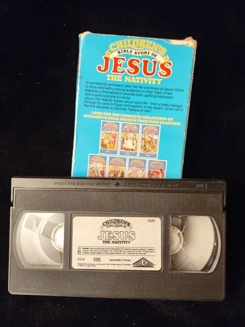 CHILDREN'S BIBLE STORY of JESUS The Nativity VHS Animated 1988 £1.73 ...