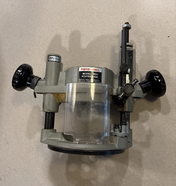 PORTER CABLE HEAVY Duty Plunge Router Base Model 6931 $70.00 - PicClick