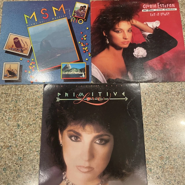 LOTTO 3 LP MIAMI SOUND MACHINE: RIO, LET IT LOOSE, PRIMITIVE LOVE ...