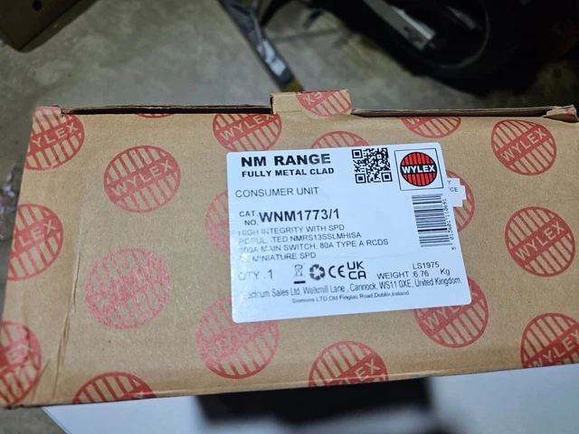 WYLEX WNM1773/1 14 Way with 10x MCB Populated High Integrity Metal ...