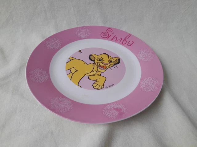 ASSIETTE PLATE DISNEY Simba Le Roi Lion King 19 Cm EUR 9,99 - PicClick FR
